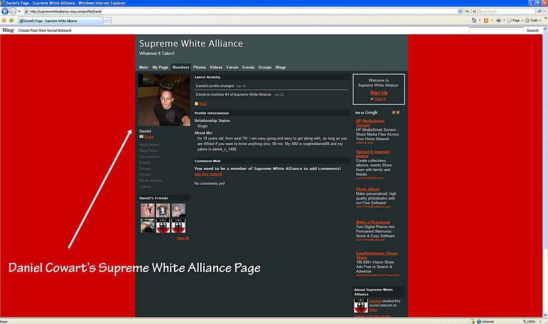 Alleged Plotter Against Obama Was Member of Supreme White Alliance ...