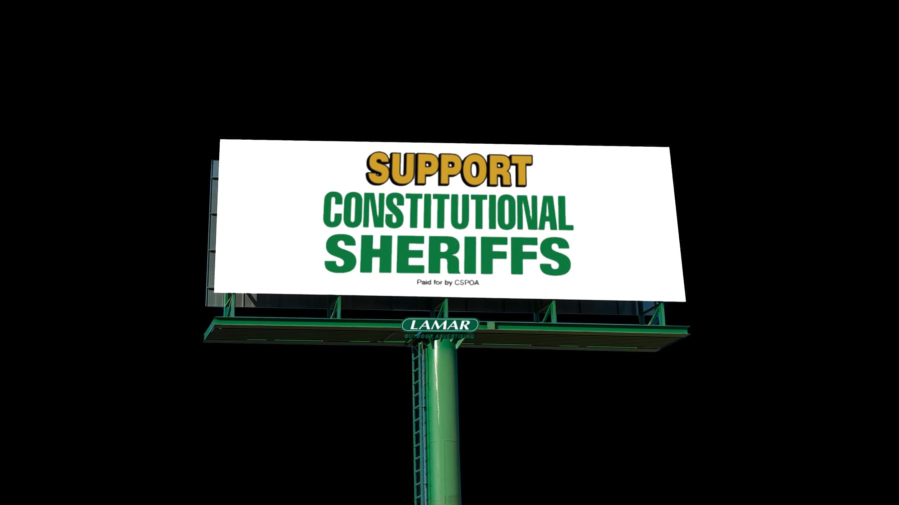 Constitutional Sheriffs Advertise With Lamar Billboards - EIN Presswire
